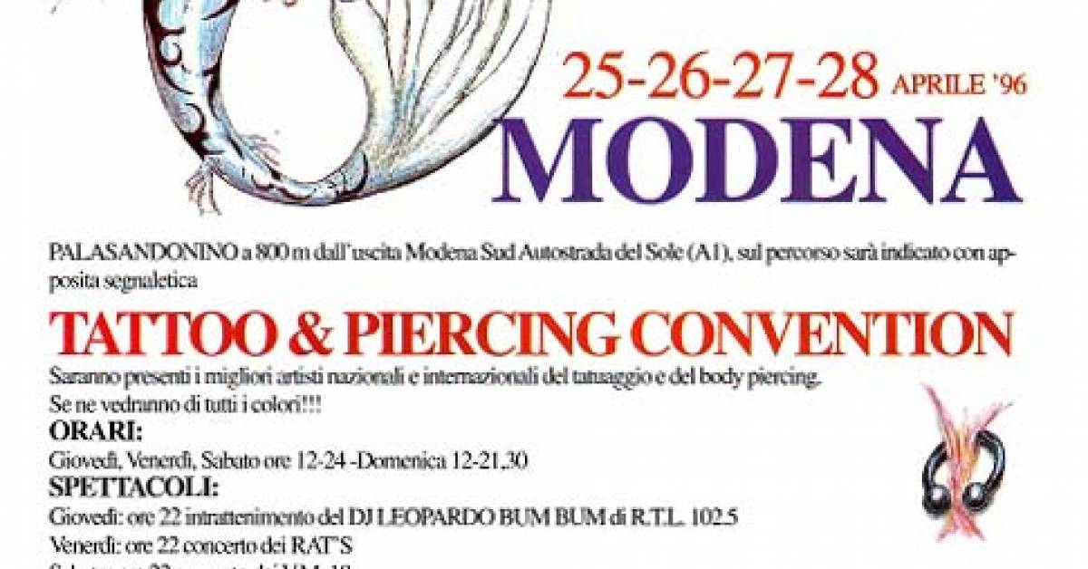 Modena Tattoo & Piercing Convention | Tattoofilter
