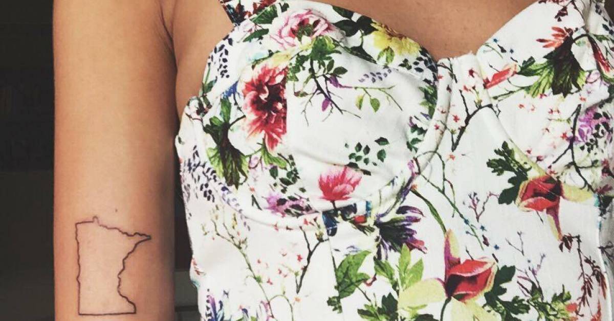 Minnesota Map Tattoos | Tattoofilter