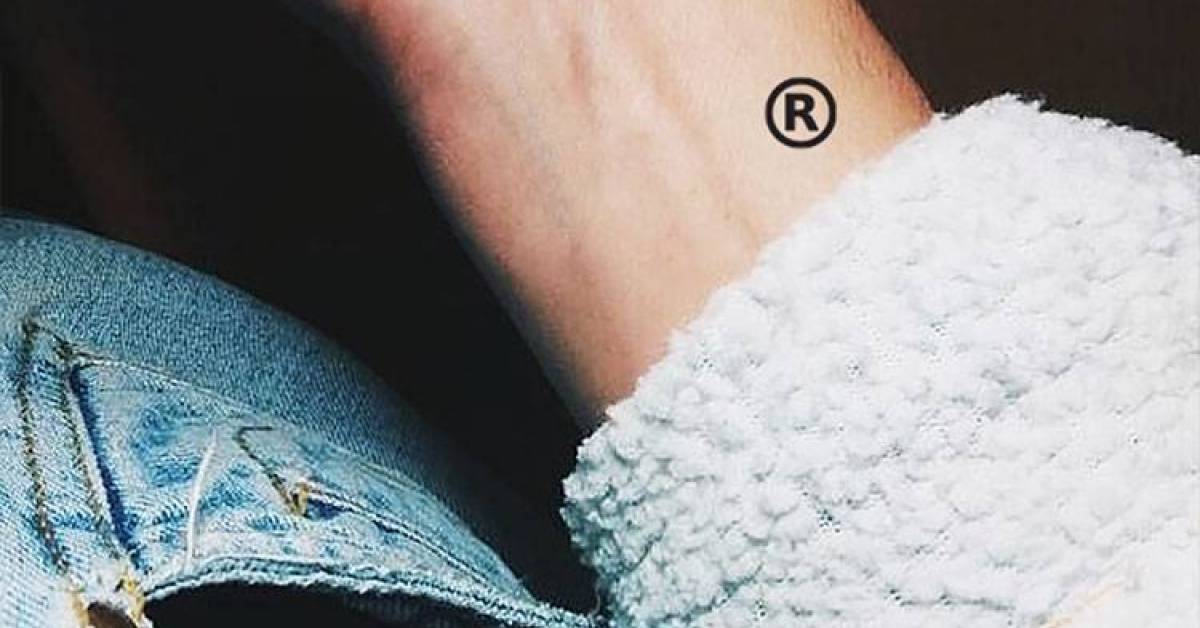Tatuajes del símbolo de marca registrada | Tattoofilter