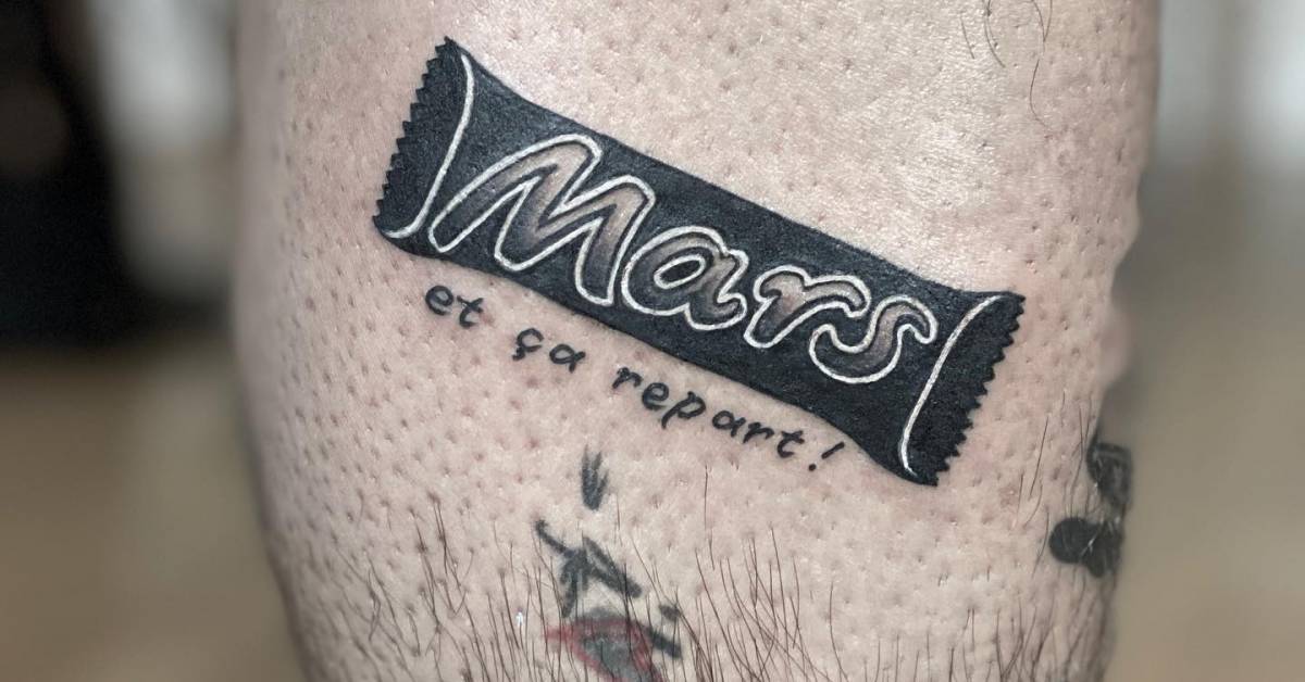 MARS Chocolate Bar Tattoos | Tattoofilter