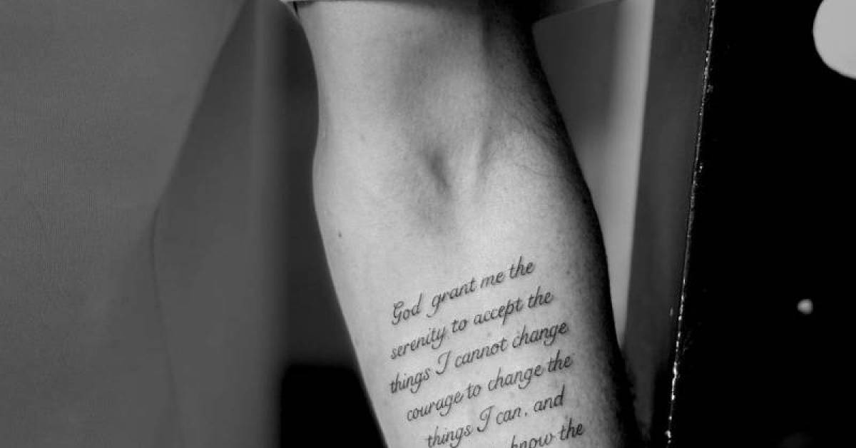 Small Serenity Prayer Tattoo Ideas Infoupdate Small Serenity Prayer Tattoo Ideas Infoupdate