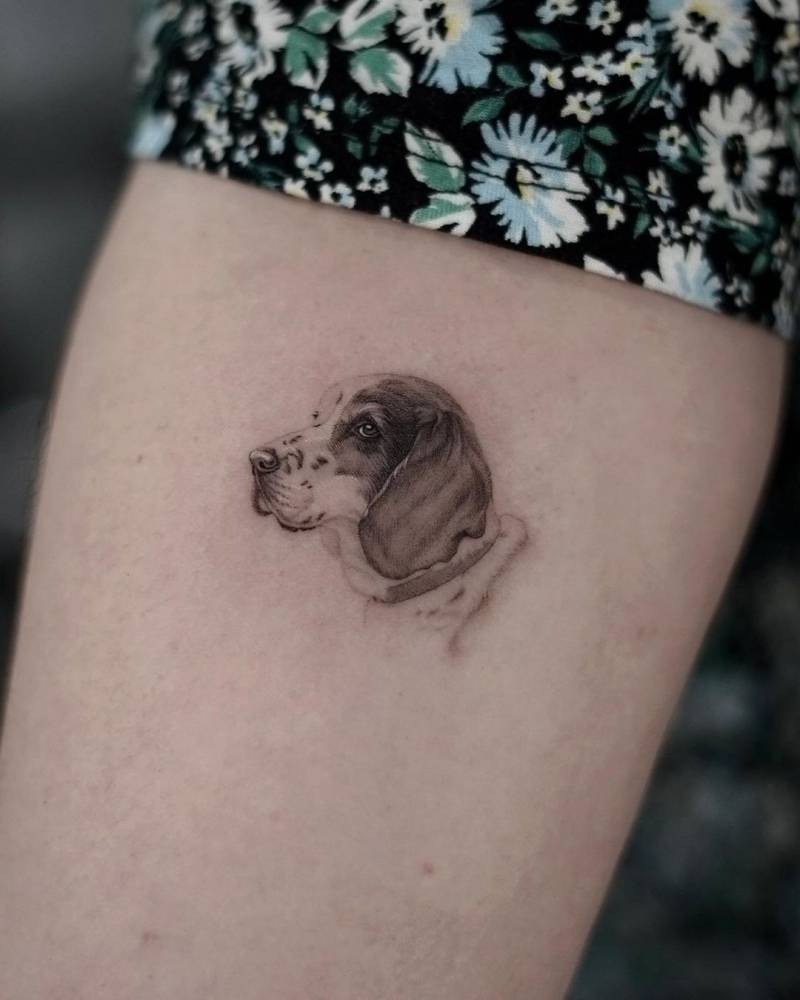 Setter Inglese Tattoos 14 Memorial Tattoo Ideas For Cocker Spaniel