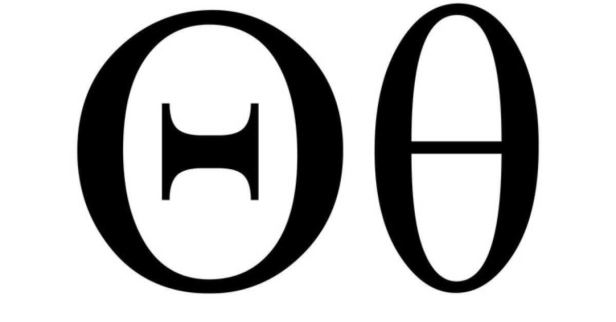 Tatuajes de Theta Θ | Tattoofilter