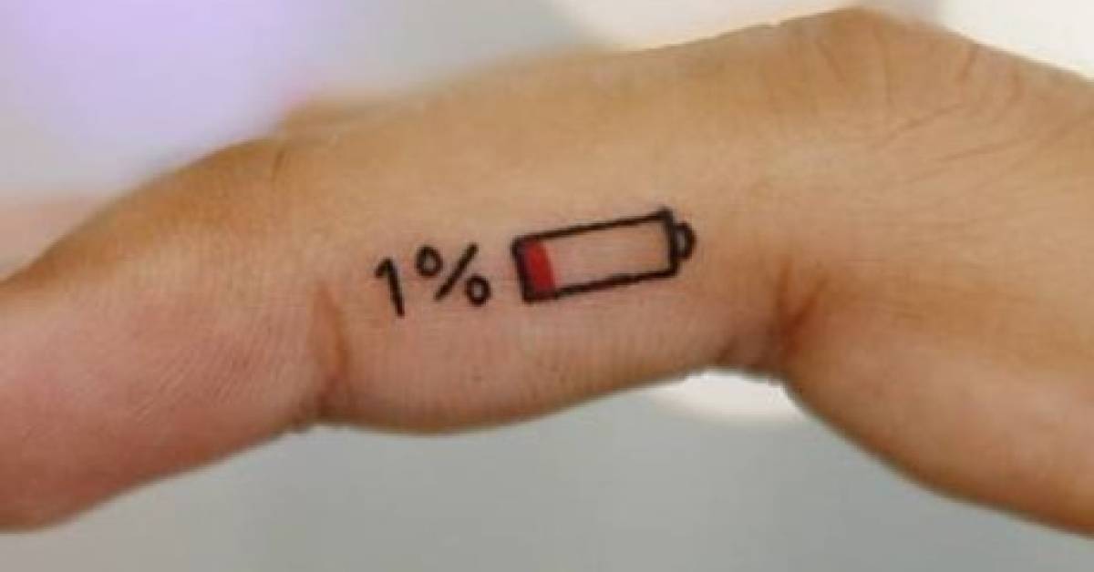 Battery Icon Tattoos | Tattoofilter