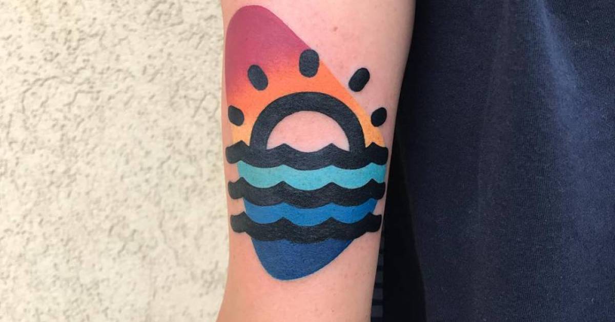 Sea Sunset Tattoos | Tattoofilter