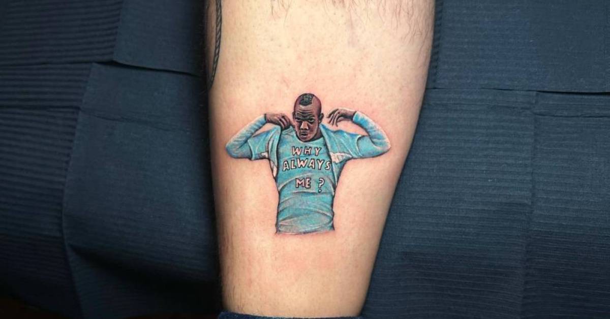 Mario Balotelli Tattoos Mario Balotelli Superfan Turns Mario Balotelli