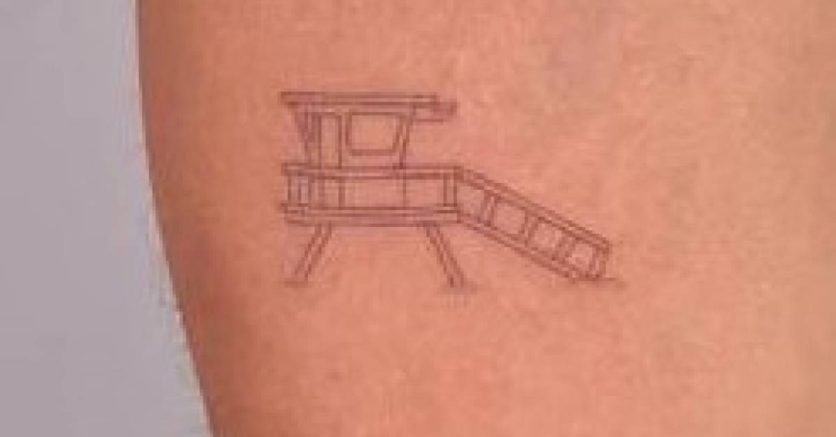 Lifeguard Tower Tattoos | Tattoofilter