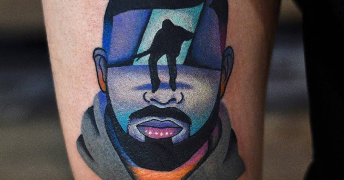 Drake Forehead Tattoo