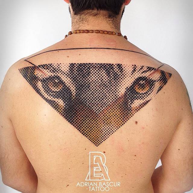 Halftone Tattoos 30 Totally Magical Halftone Tattoos TattooBlend