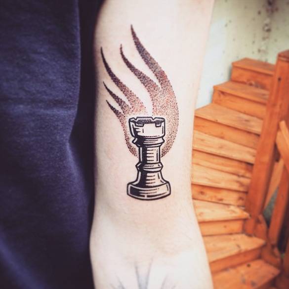 Rook Tattoo Chess