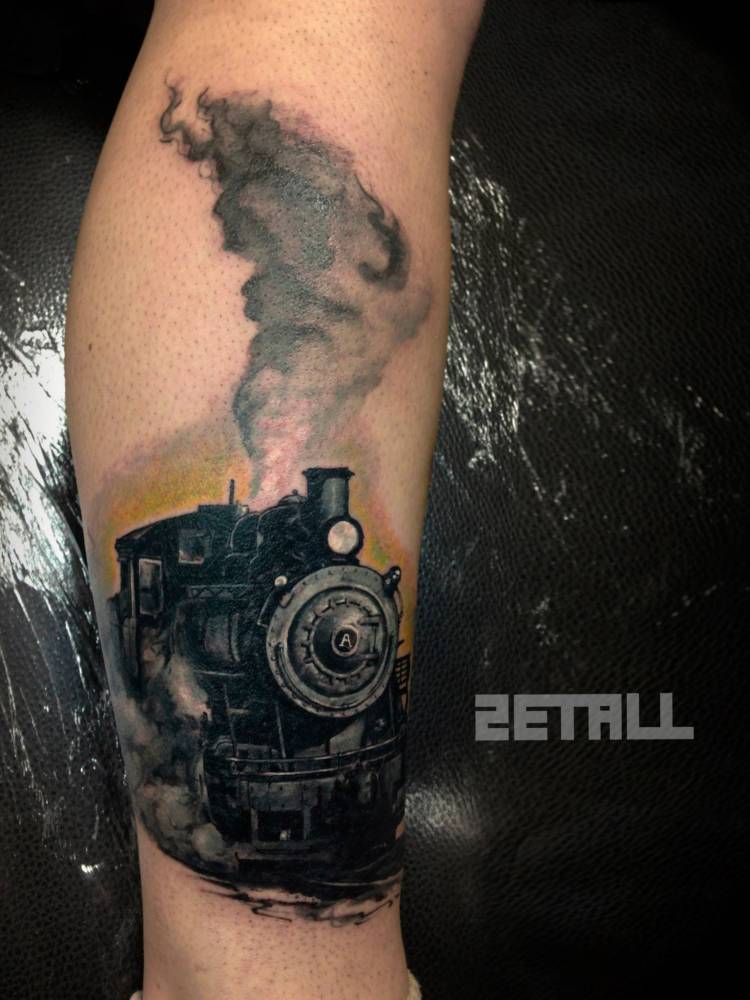 Steam Engine Tattoos