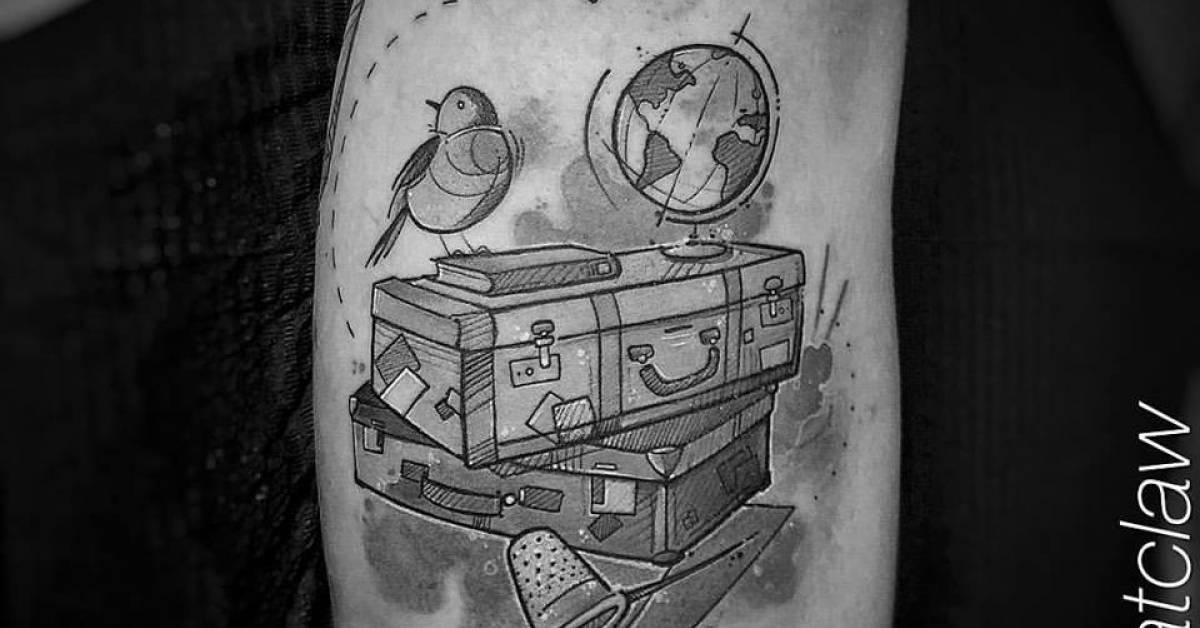 Luggage Tattoos | Tattoofilter