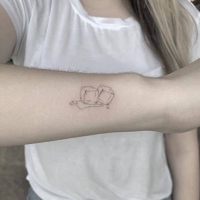 Tatuagens De Cubo De Gelo
