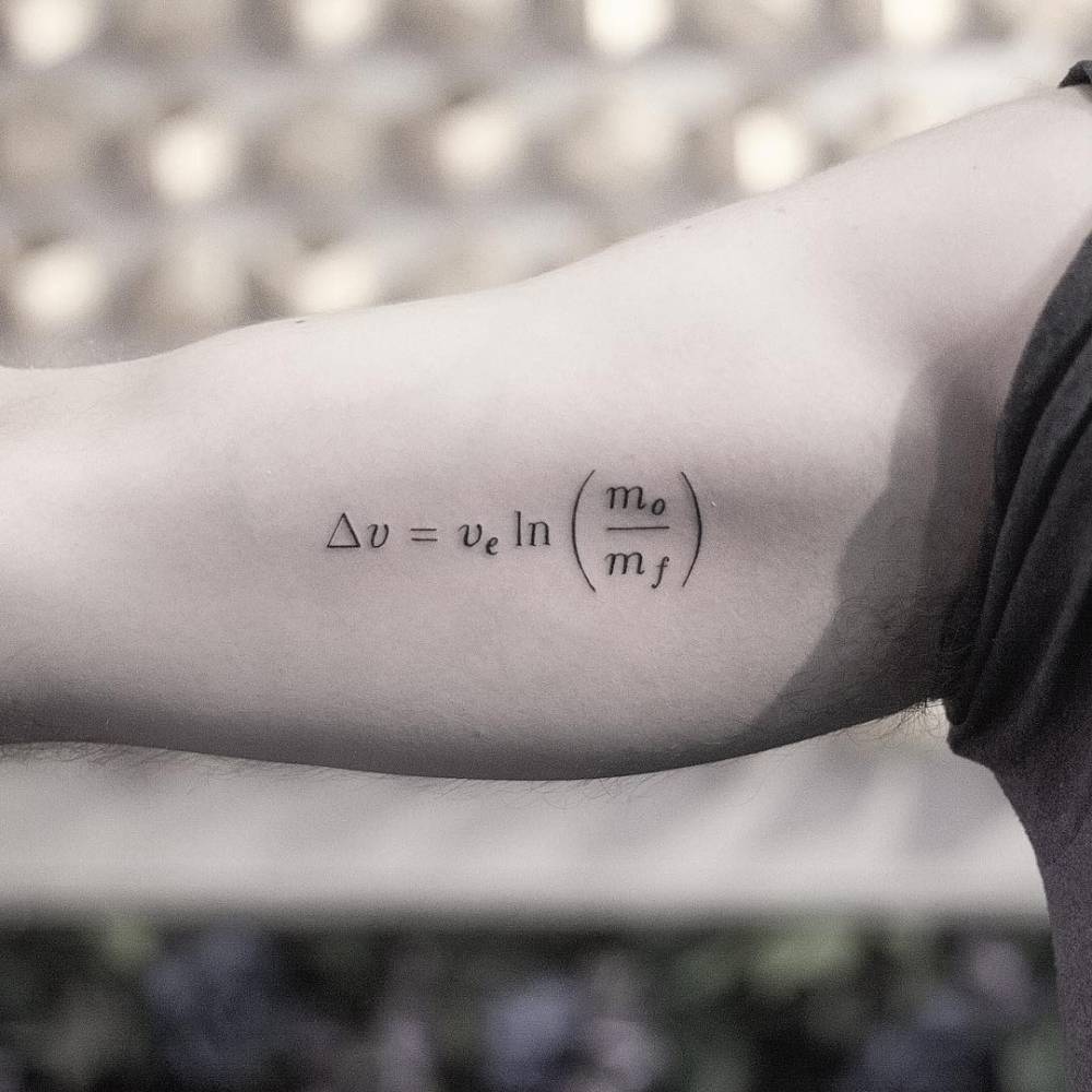 Physics Equation Tattoos 28 Mathematical Tattoos For The Inspired Mind