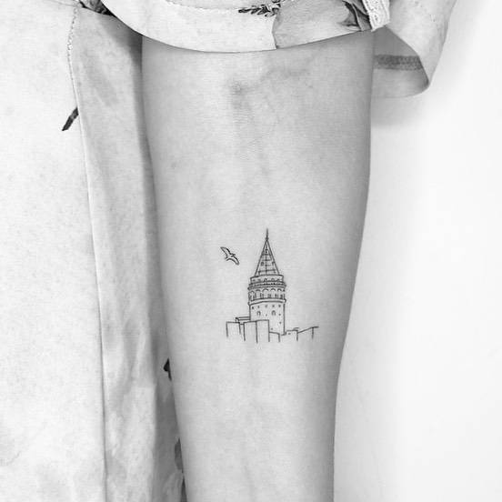 Galata Tower Tattoos