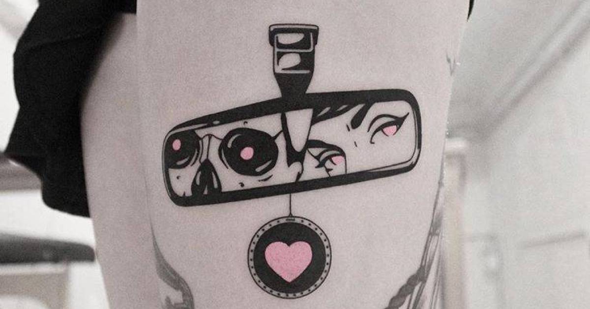Rear-view mirror Tattoos | Tattoofilter