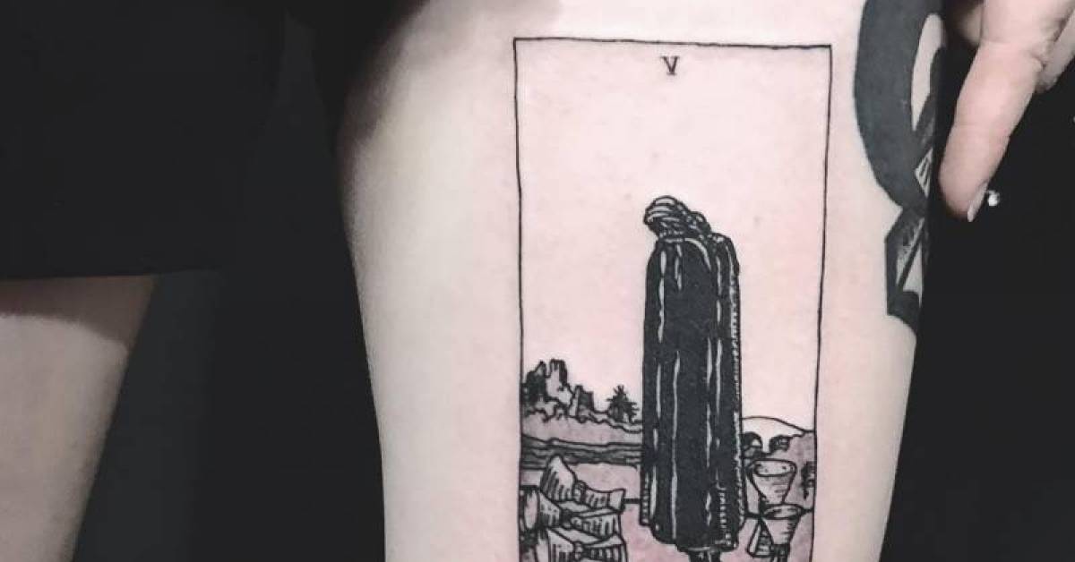 Five of Cups Tarot Card Tattoos | Tattoofilter