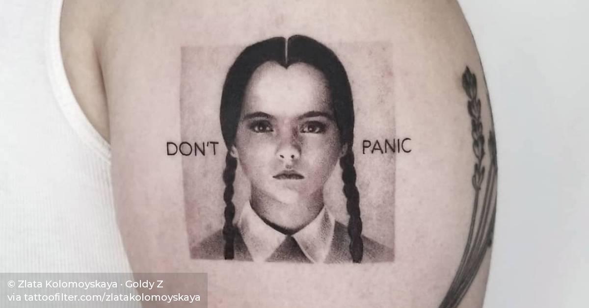 Zlata Kolomoyskaya, tattoo, ink, inked, addams, quote,