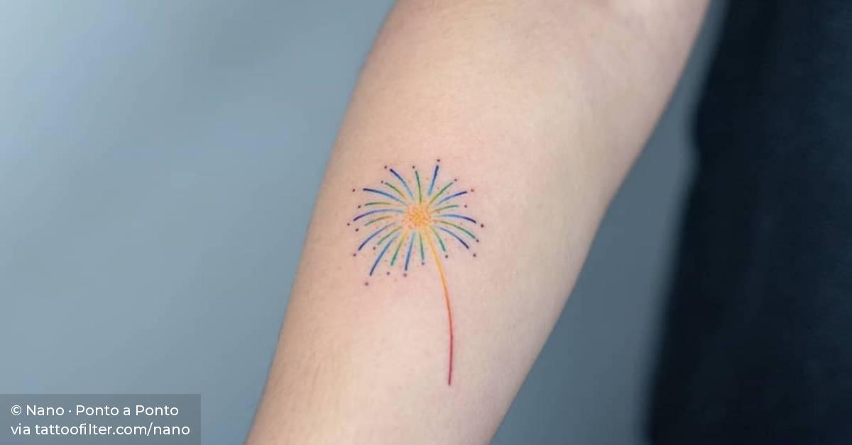 Spectrum fireworks, my last tattoo at