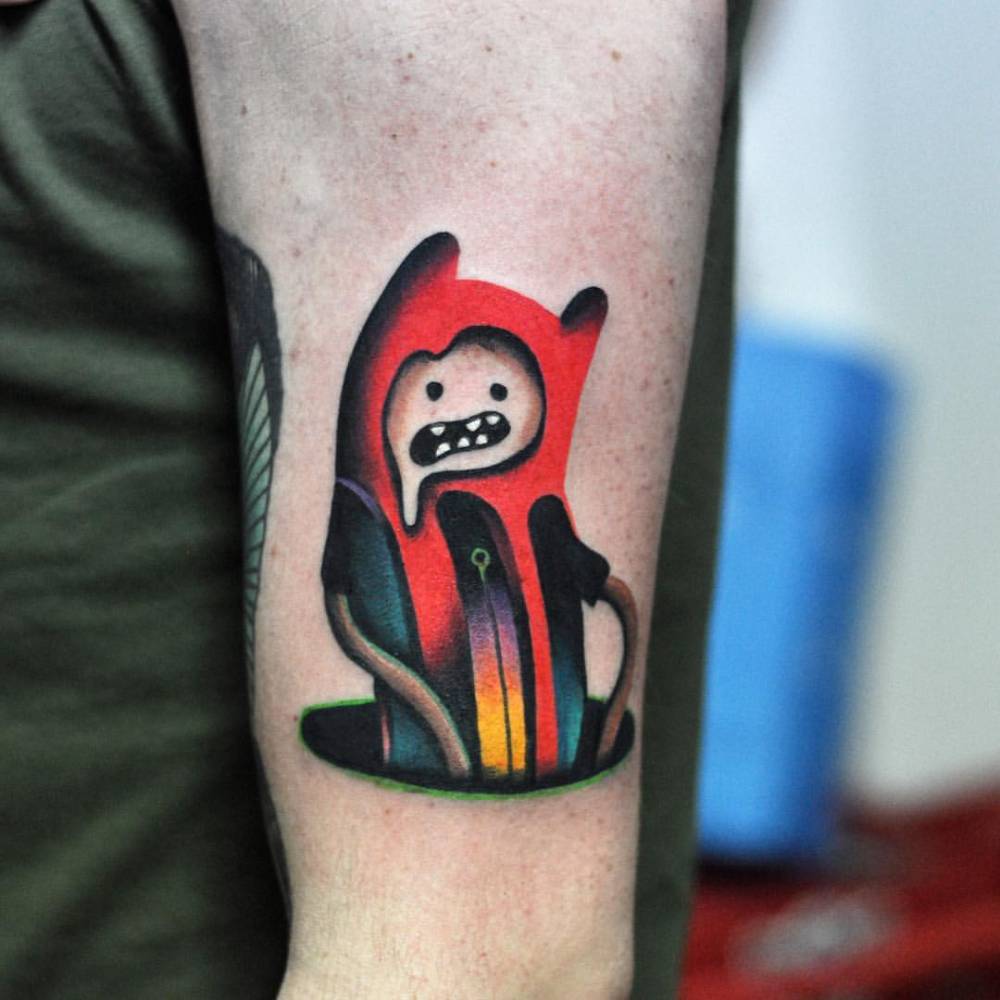 Finn The Human On Acid Tattoo From My Flashbook 