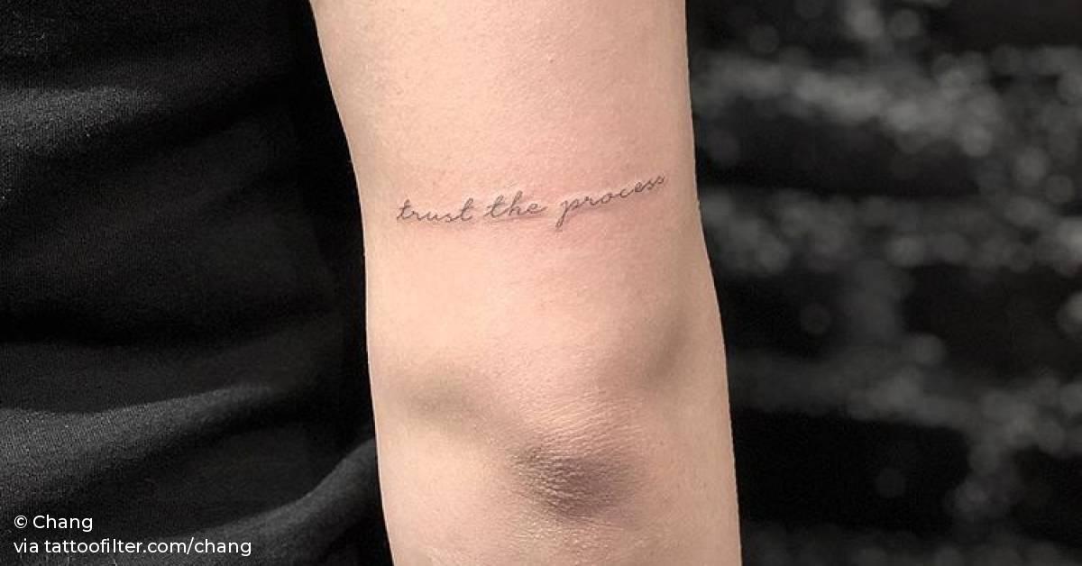 “Trust the process”