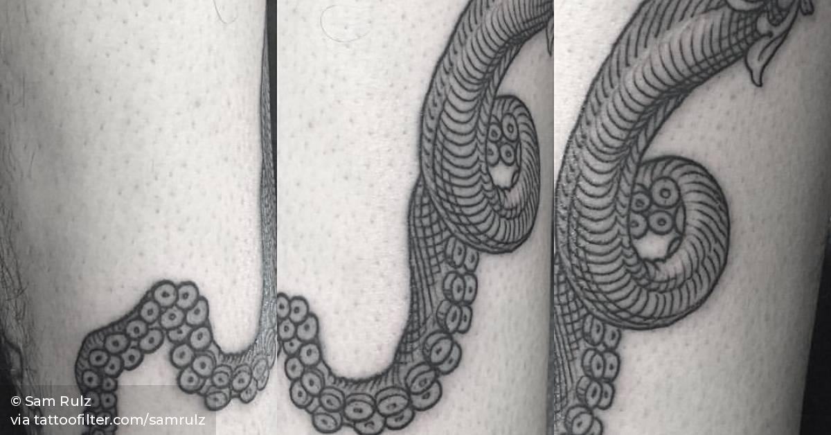 Lonely tentacle tattoo.
