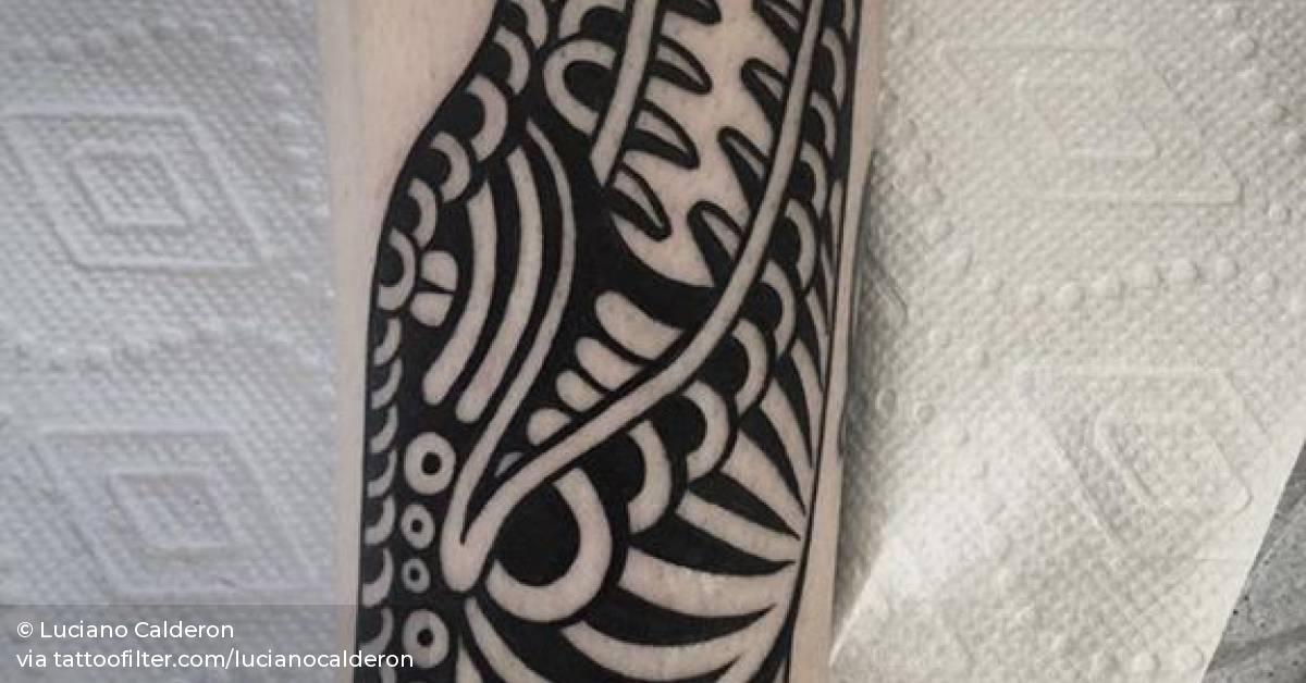 Crocodile tattoo done in Salt Lake City.