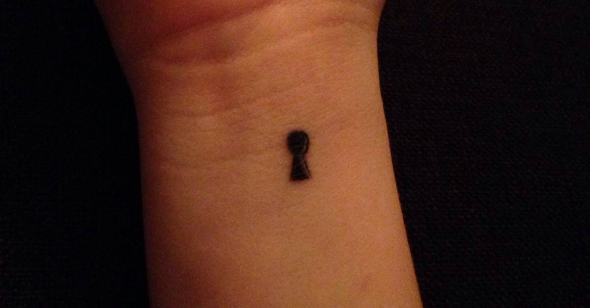 Keyhole Wrist Tattoos