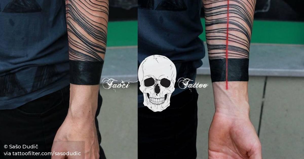 Contemporary forearm piece.