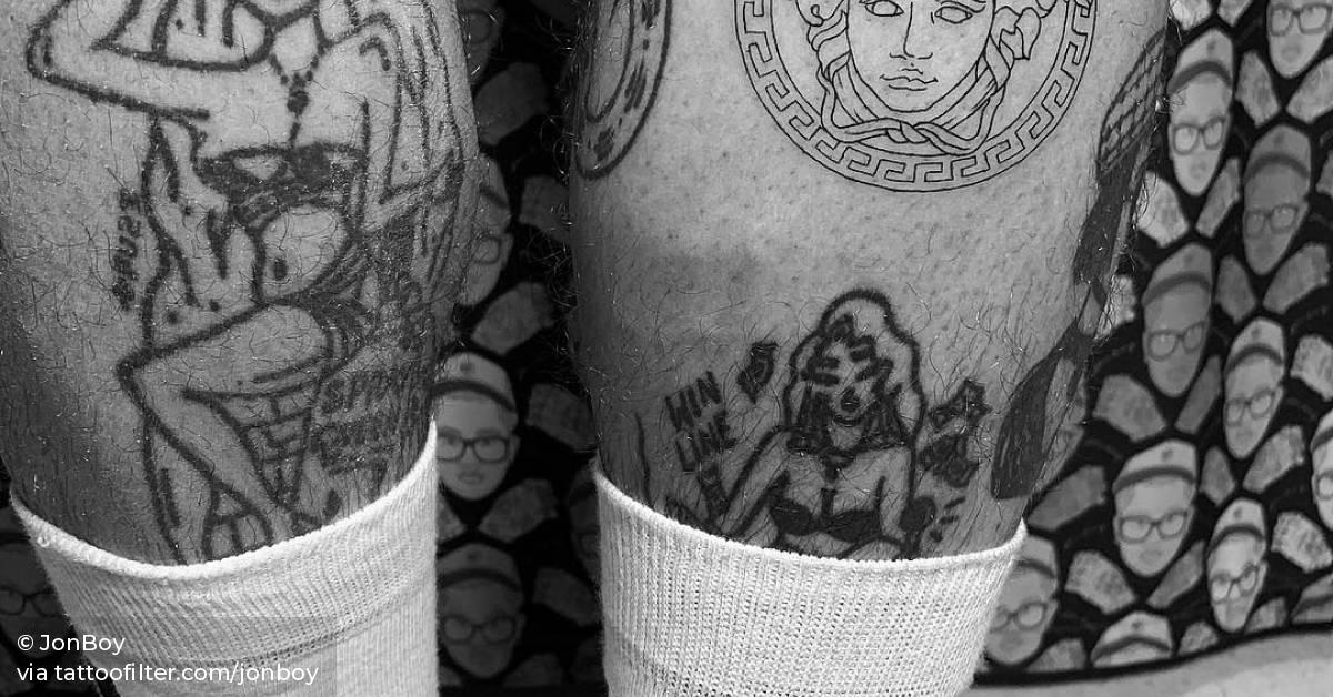 Versace Pattern Tattoo