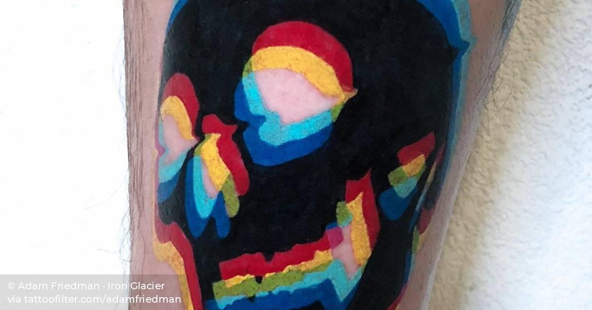 CMYK skull for Rex. Thanks for letting me add to your