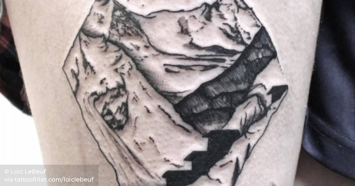 Landscape Leg Tattoos