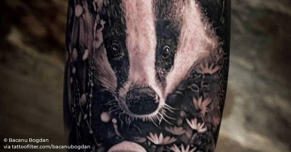 Angry Badger Tattoos Cute Lil Honey Badger From Today🧚🏻♂