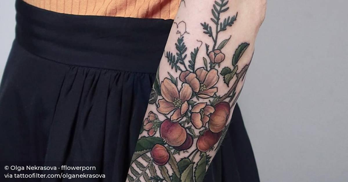 Apples, ferns and wild vetch, thanks Margarita!