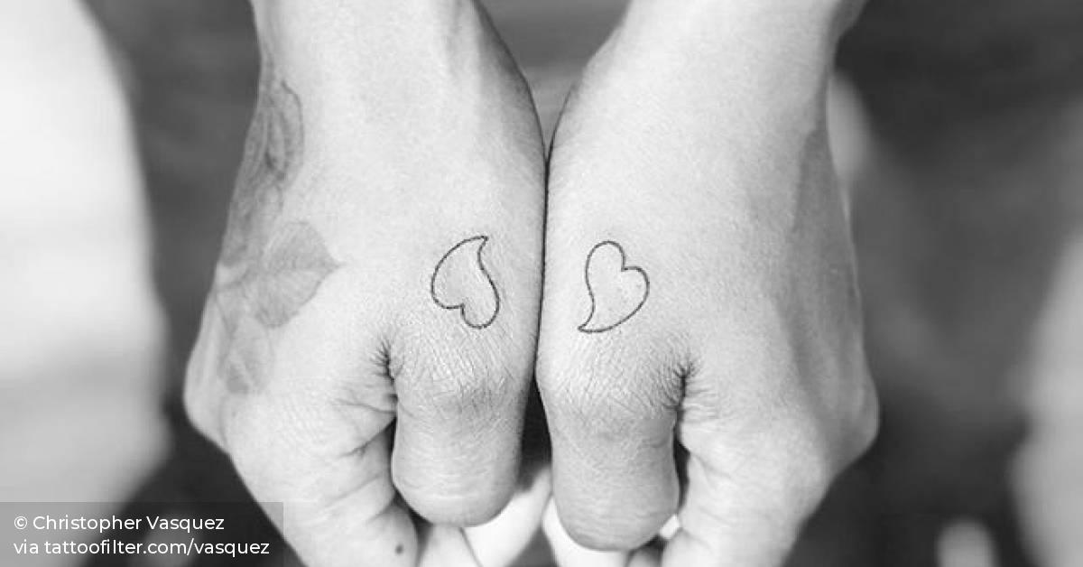 Matching hearts.