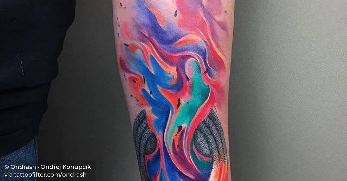 Michael says about the tattoo: "As I am working in