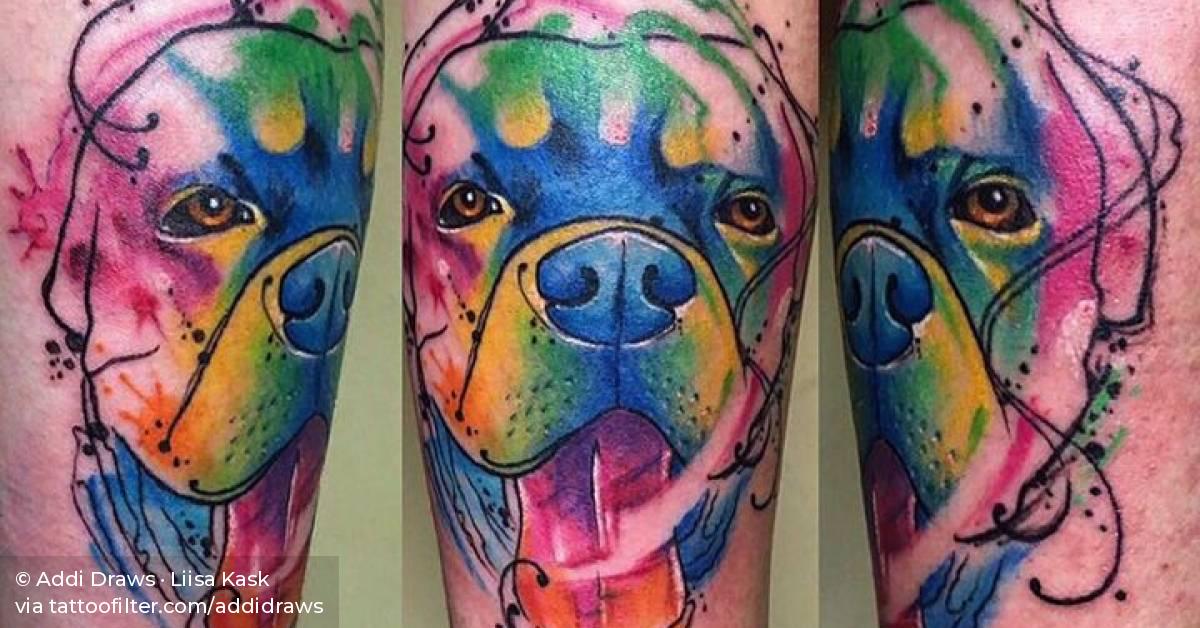 Lovely cane corso tattoo!