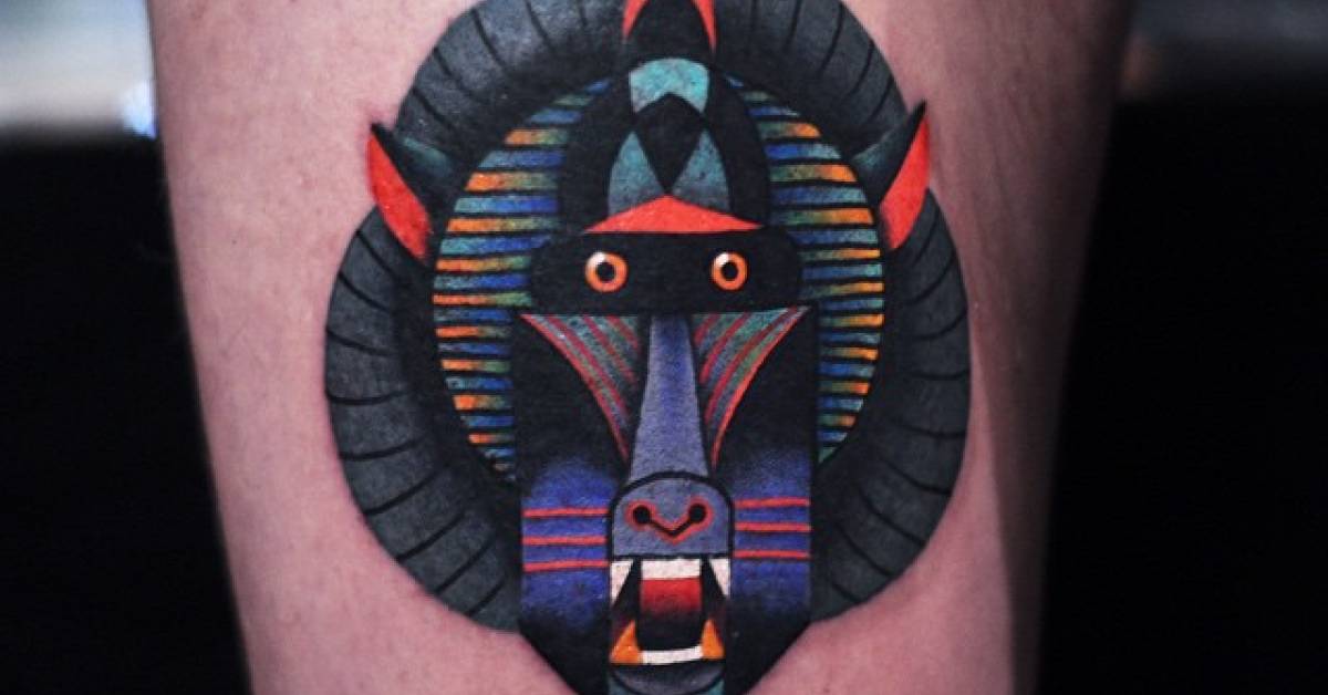 Baboon Hand Tattoos
