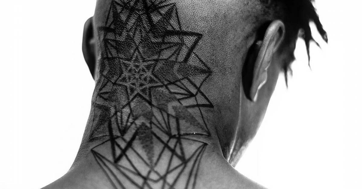 Usher Dawns New Head Tattoo By Dillon Forte