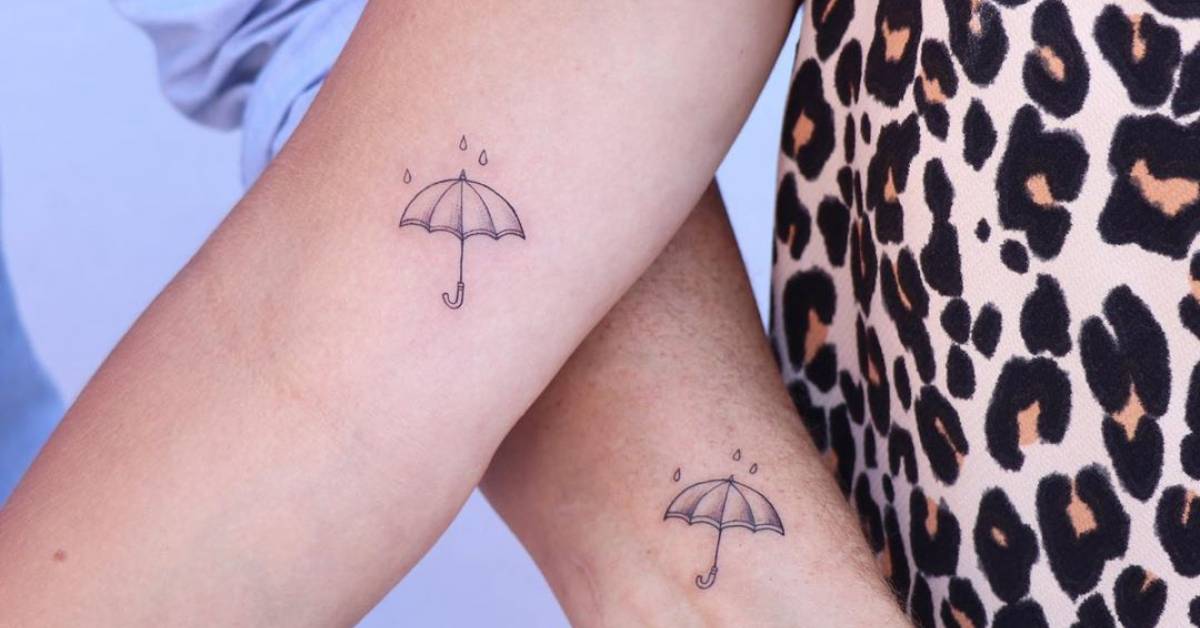 "The cutest little matching umbrella to celebrate 10
