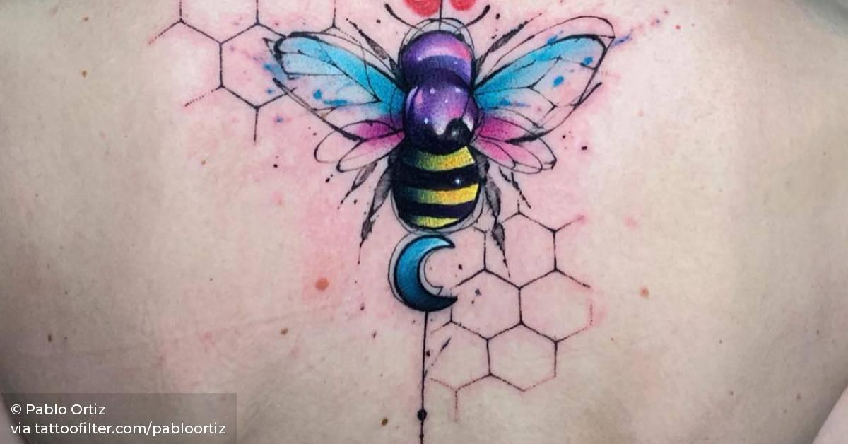 Cosmic bee mixing cover up!