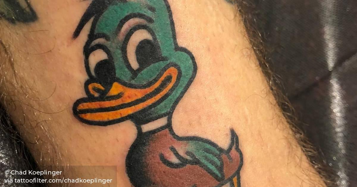 Duck tattoo.