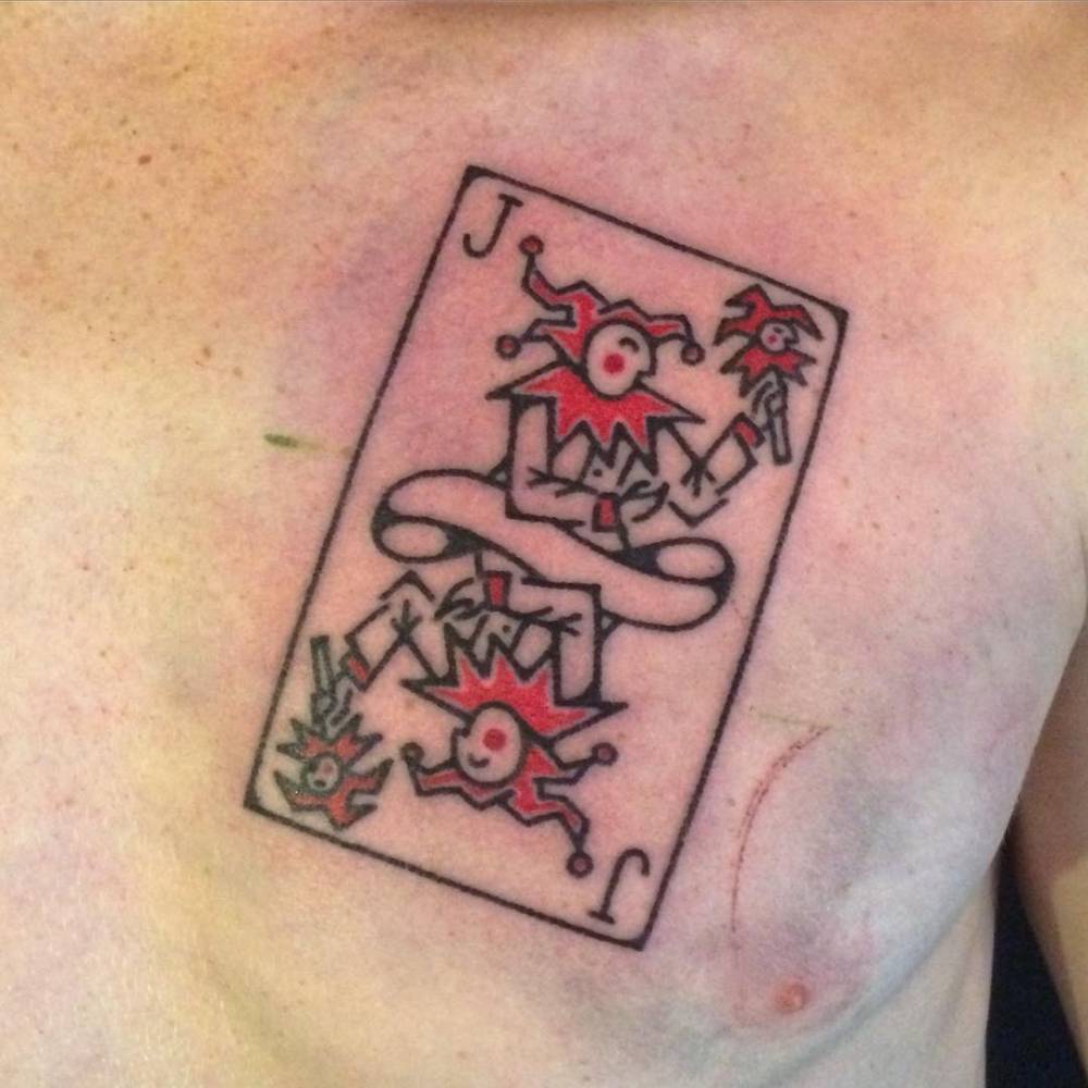 Jester Card Tattoo Jester Card Tattoo