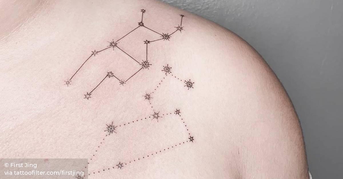 A good post during night: fine line constellation