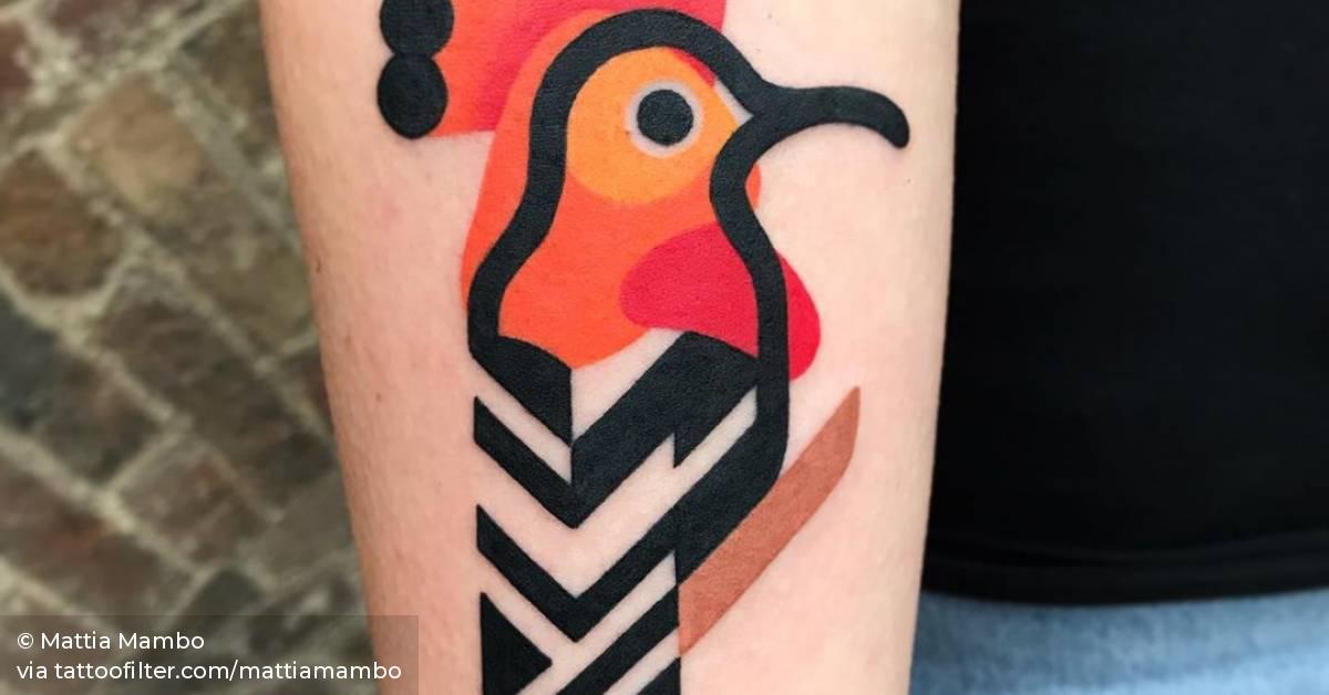 HOOPOE BIRD DESTRUTTURATO Day 3 at London Tattoo