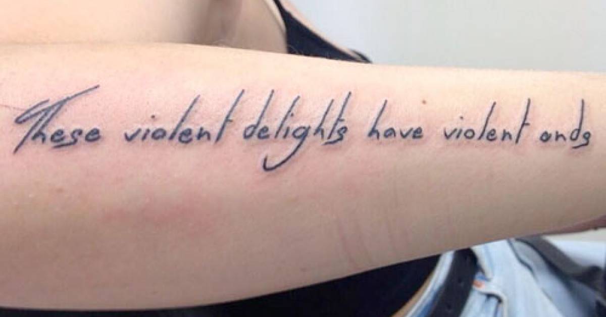 Shakespeare Quote Tattoos