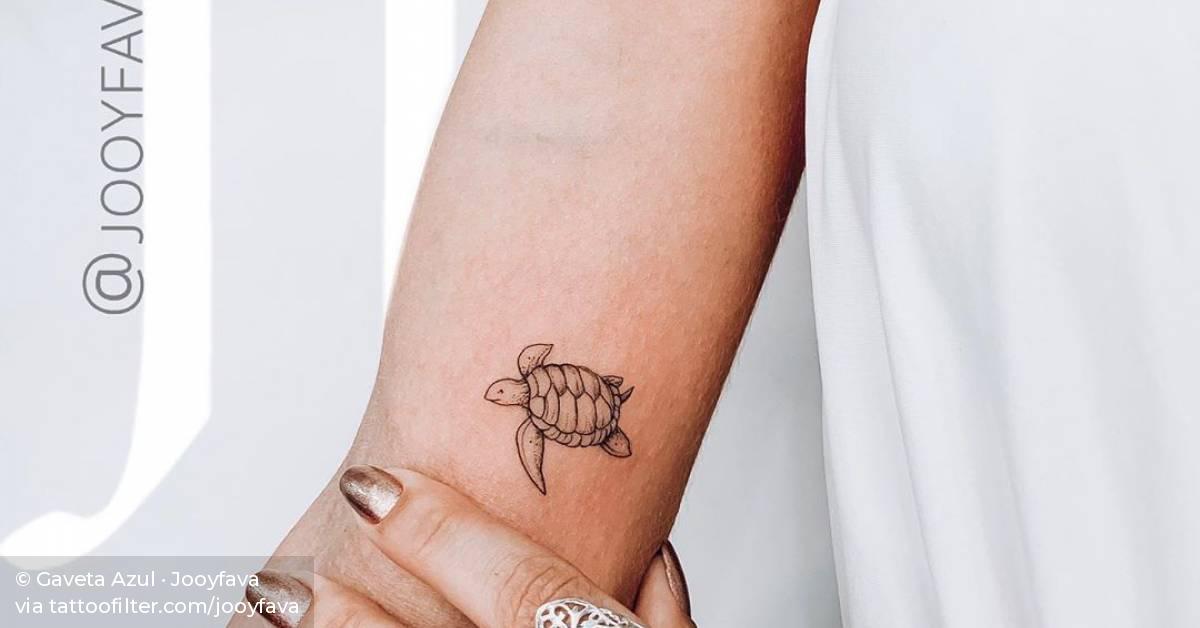 Turtle on the inner arm.