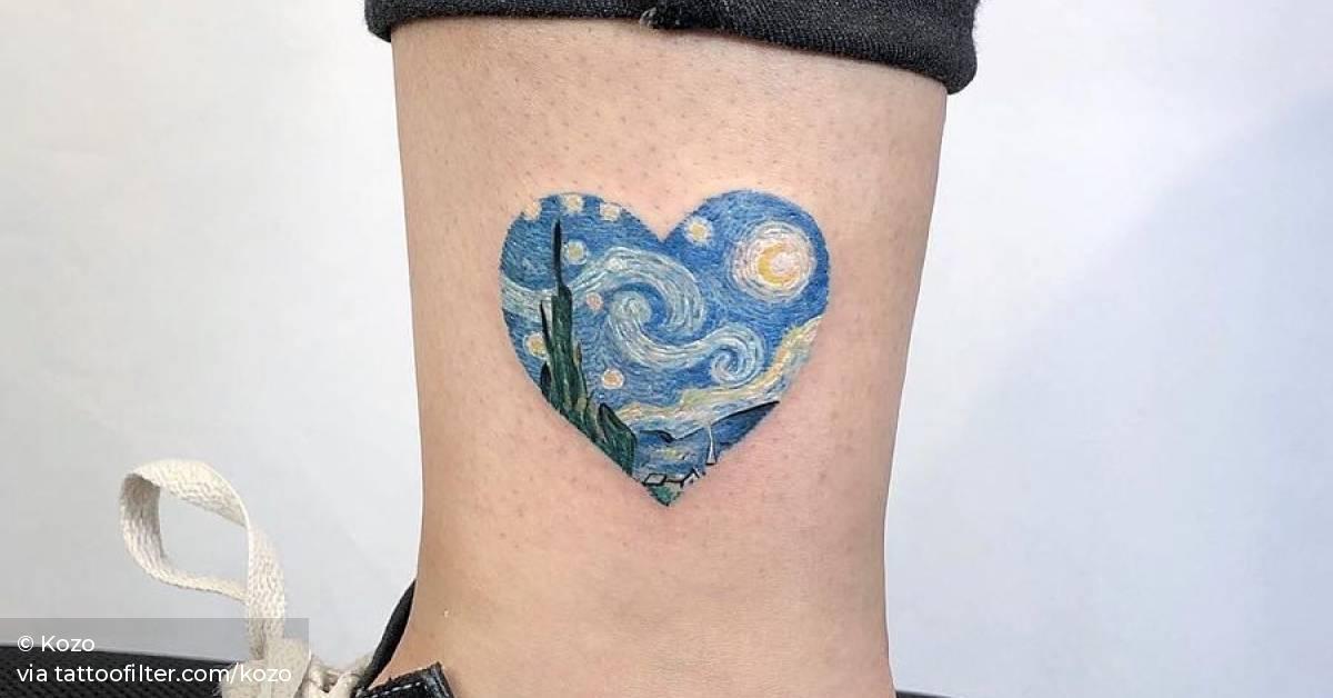 Heart shaped Starry Night.