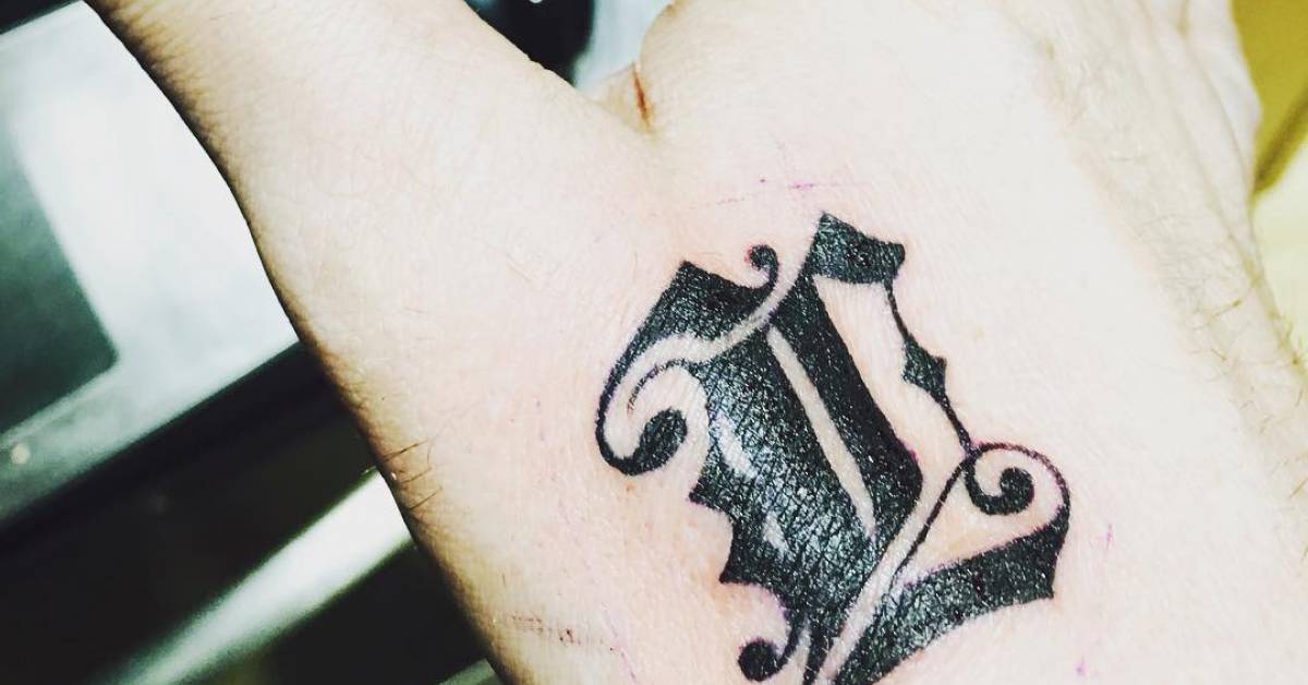The L tattoo is dedicated to Lily White, who died in