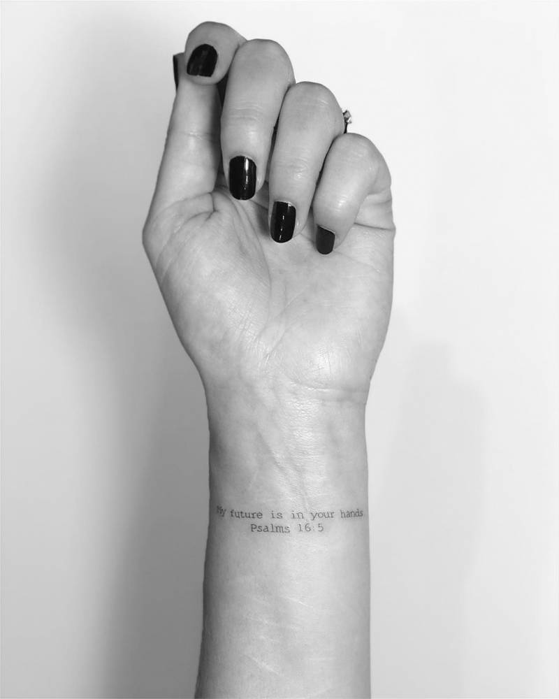 My Future Is In Your Hands Psalms 16 5